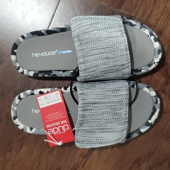 Hey Dude | Shoes | Hey Dude Phoenix Tri Ghost Slidessandals | Poshmark